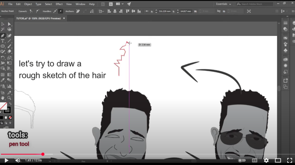 How to Vectorize an Image - Adobe Illustrator Basics - How to trace ...